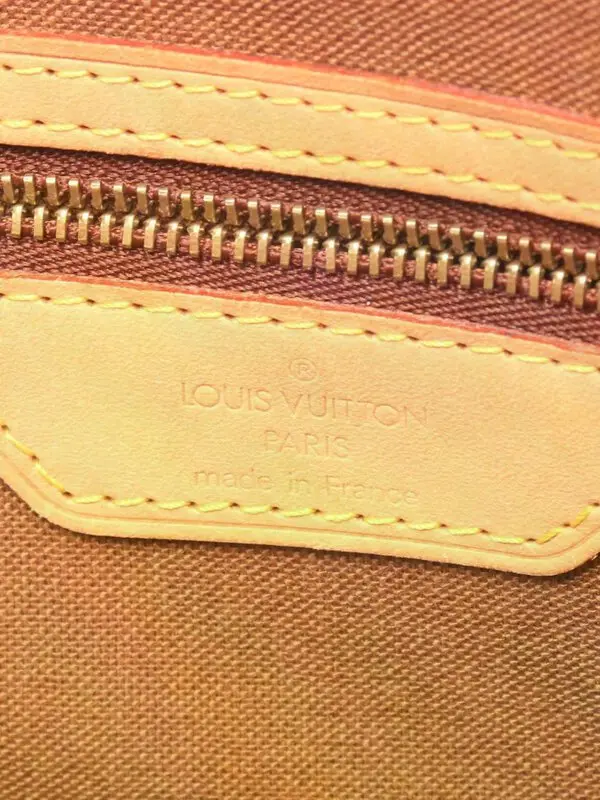 LOUIS VUITTON Monogram Cabas Mezzo Tote Bag