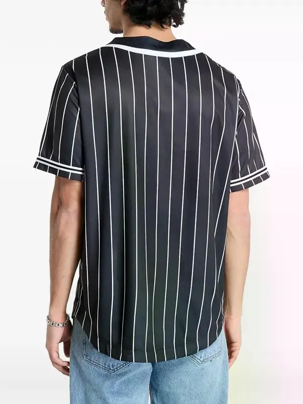 KARL KANI Pinstripe Logo Shirt