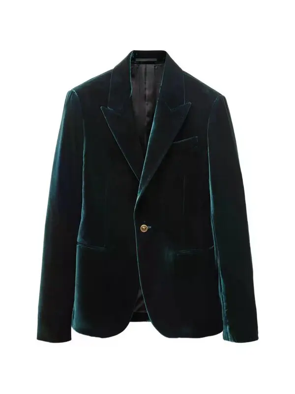 Versace Viscose Velvet Blazer