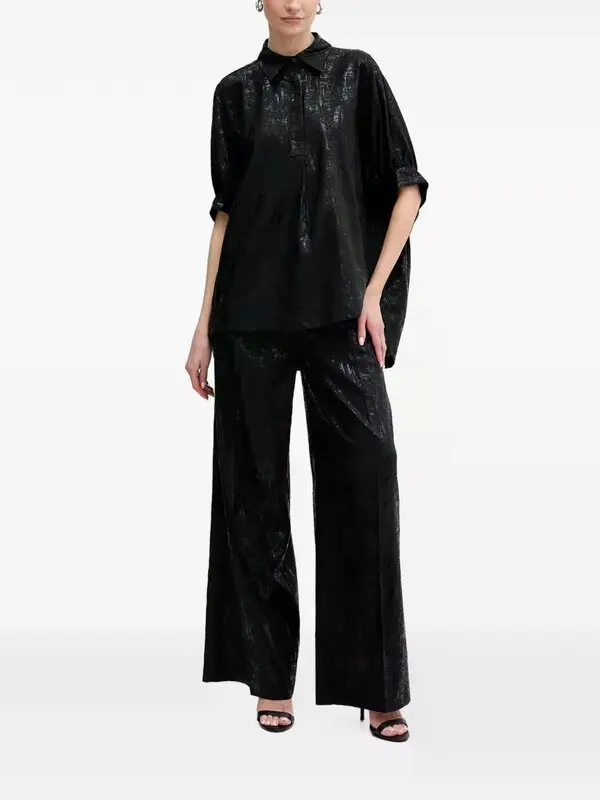 SILVIAN HEACH Long Sleeve Textured Shirt