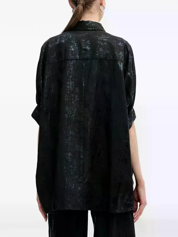 SILVIAN HEACH Long Sleeve Textured Shirt