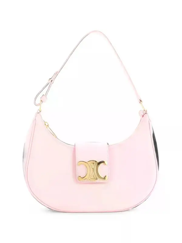 Celine Ava Triomphe Leather Shoulder Bag