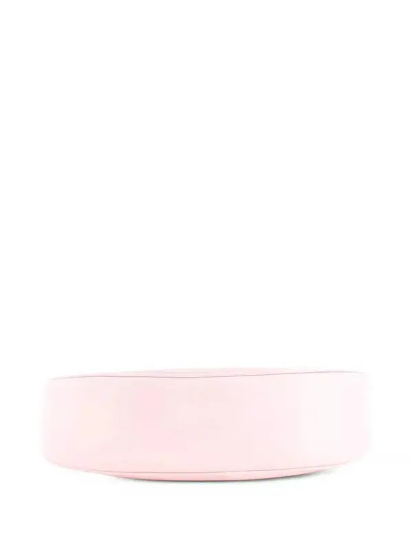 Celine Ava Triomphe Leather Shoulder Bag - Pink