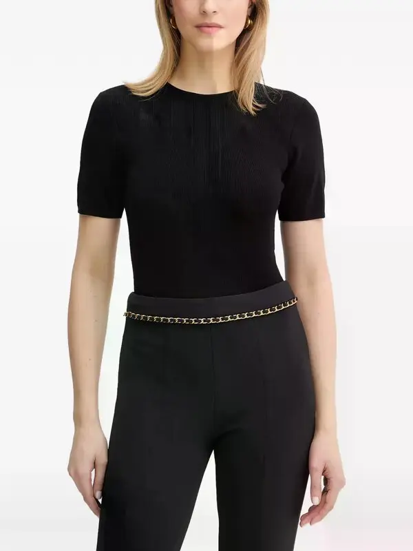 SILVIAN HEACH Open-back Short-sleeve Top