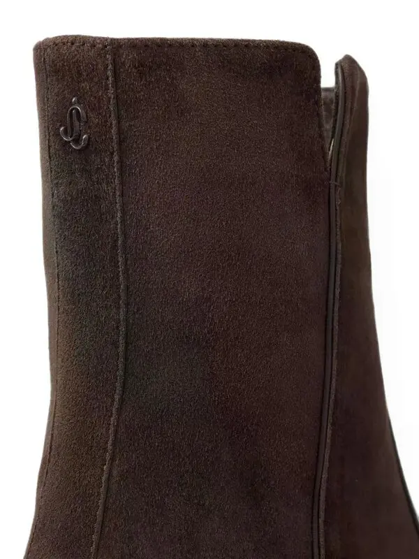JIMMY CHOO Eliot Suede Ankle Boots 45