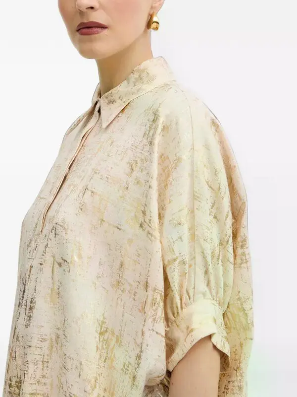 SILVIAN HEACH Patterned Short Sleeve Shirt