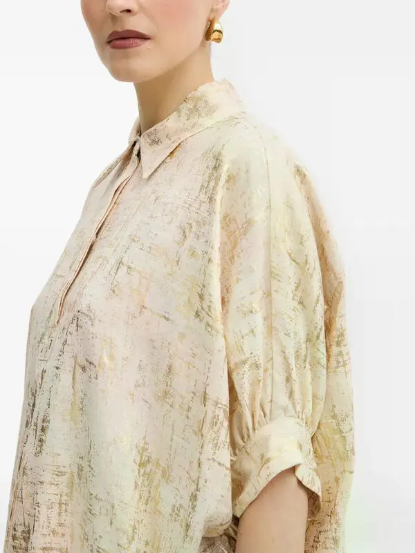 SILVIAN HEACH Patterned Short Sleeve Shirt