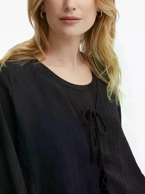 Sisley Tie-fastening Blouse