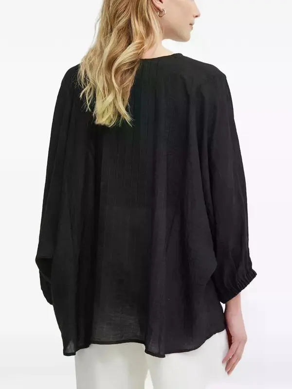 Sisley Tie-fastening Blouse