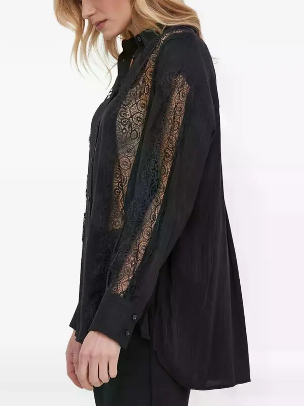 Sisley Lace-detail Shirt