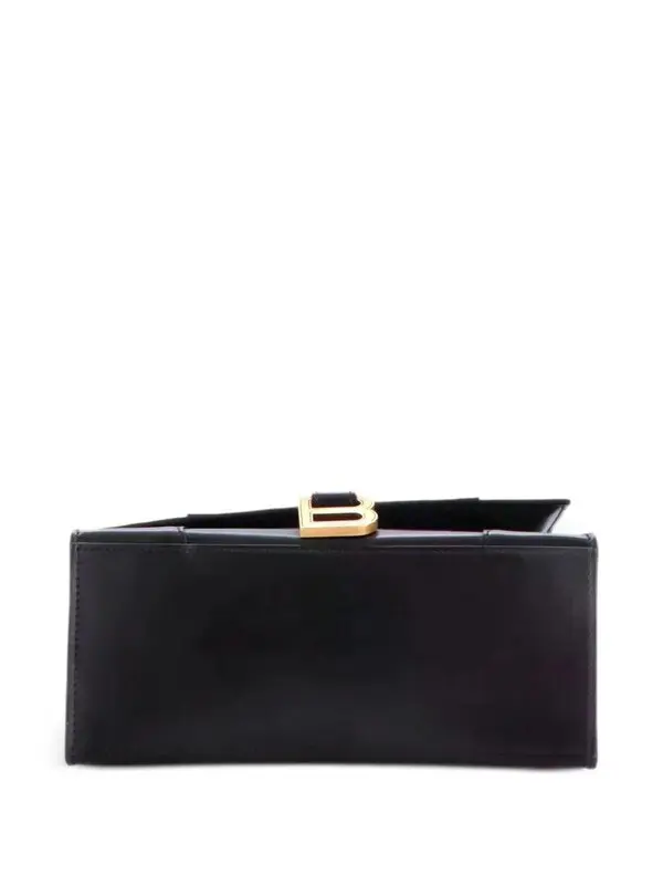 Balenciaga Hourglass Top Handle Bag Leather Satchel