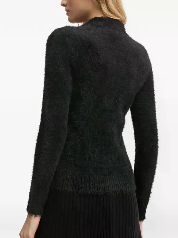 Sisley Buttoned Polo-collar Jumper