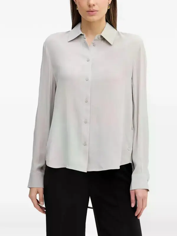 Sisley Long-sleeve Button-fastening Shirt