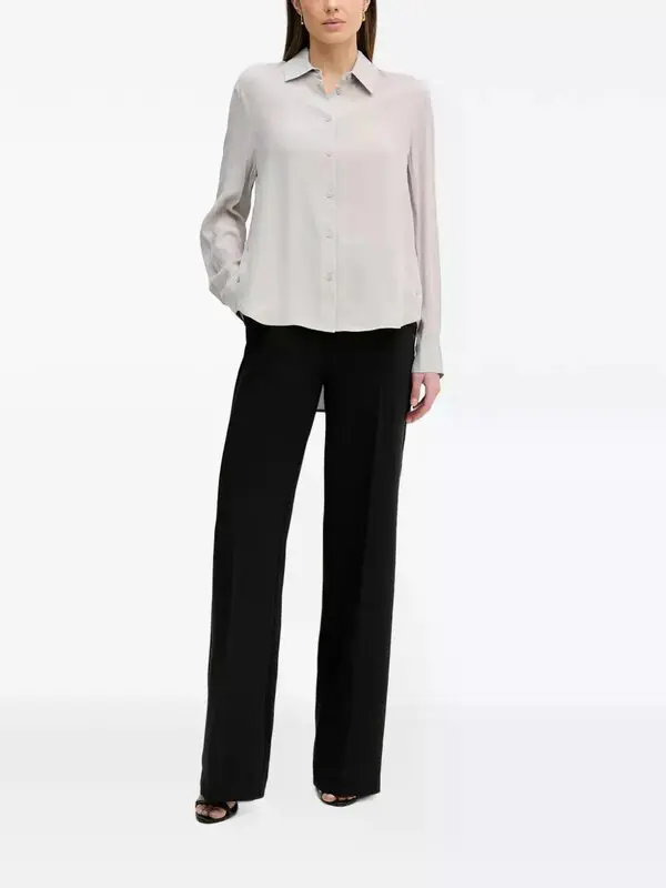 Sisley Long-sleeve Button-fastening Shirt