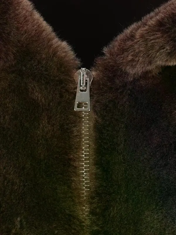 YVES SALOMON Hooded Shearling Jacket