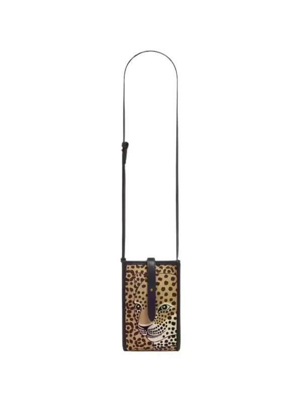 INOUI EDITIONS Caprice Felis Leopard-print Cross Body Bag - Neutrals