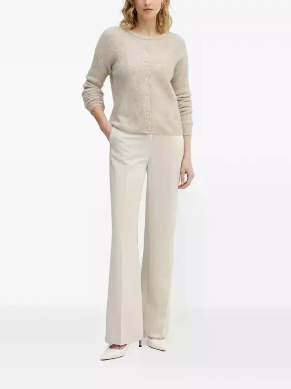 Sisley Flat-front Trousers - Neutrals