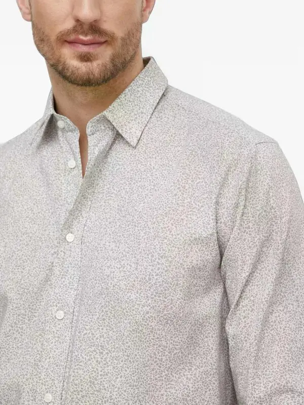 Sisley Patterned Buttoned Shirt