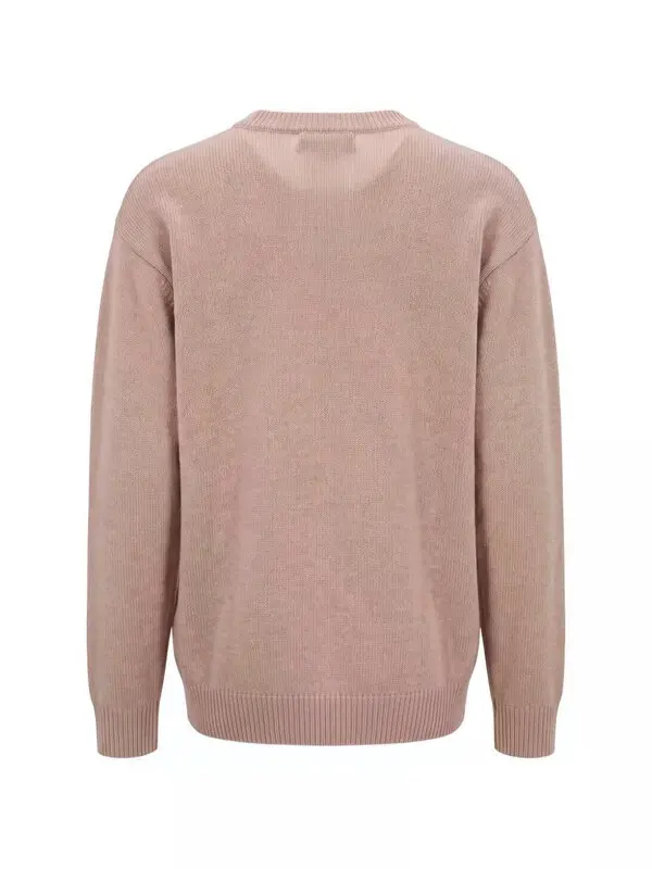 Valentino Garavani Cable-knit V-neck Sweater