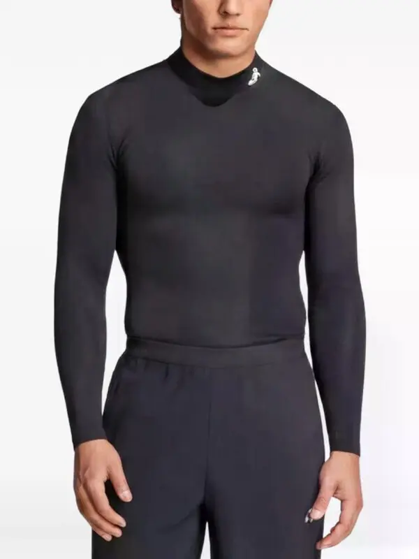 Adidas Techfit Compression Training Mock Neck Long Sleeve T-shirt