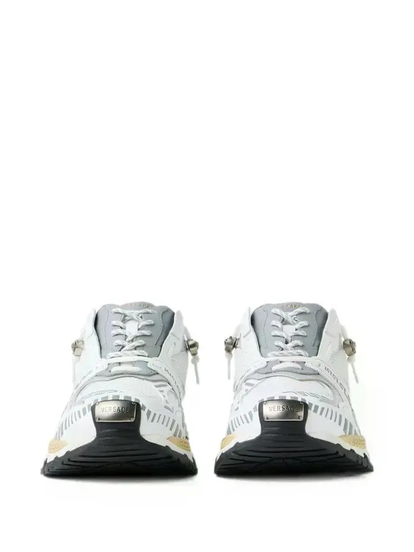 Versace Icaro Leather Sneakers