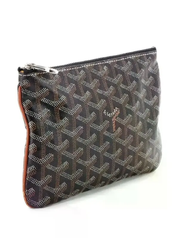 Goyard Senat Zip Coated Canvas Pm Pouch