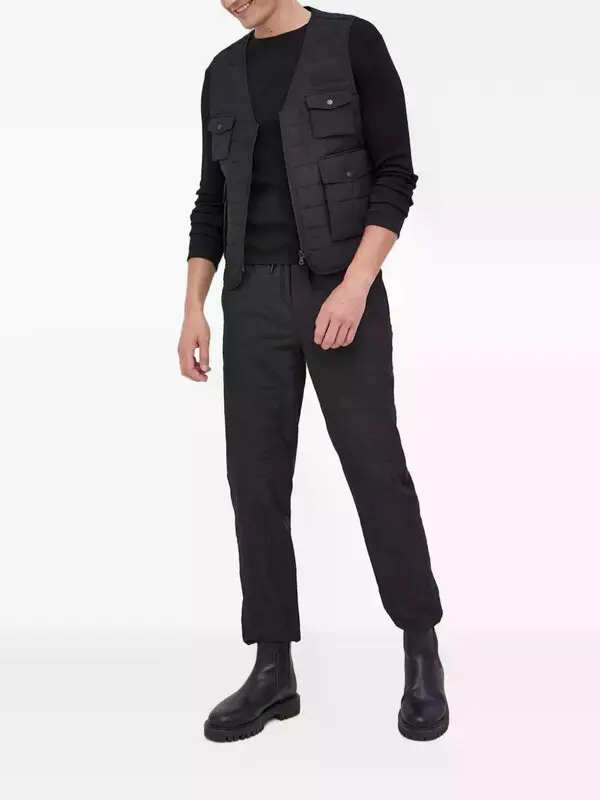 Sisley Quilted Cropped Trousers