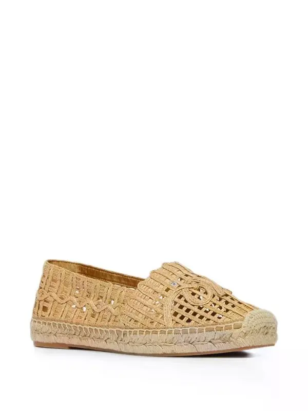 Max Mara Raffia-effect Espadrilles