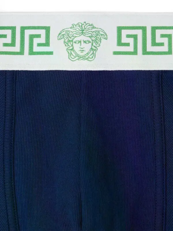 Versace Ribbed Cotton Trunks