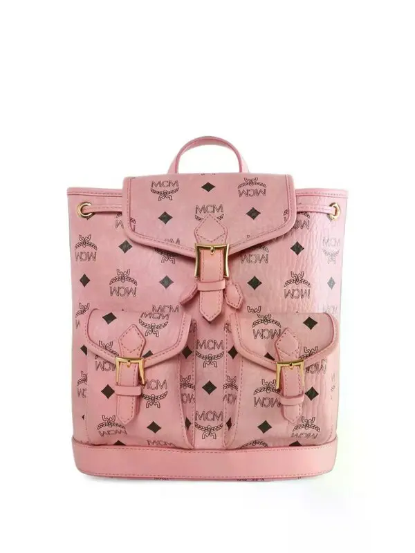 Mcm Aren Logo-print Backpack