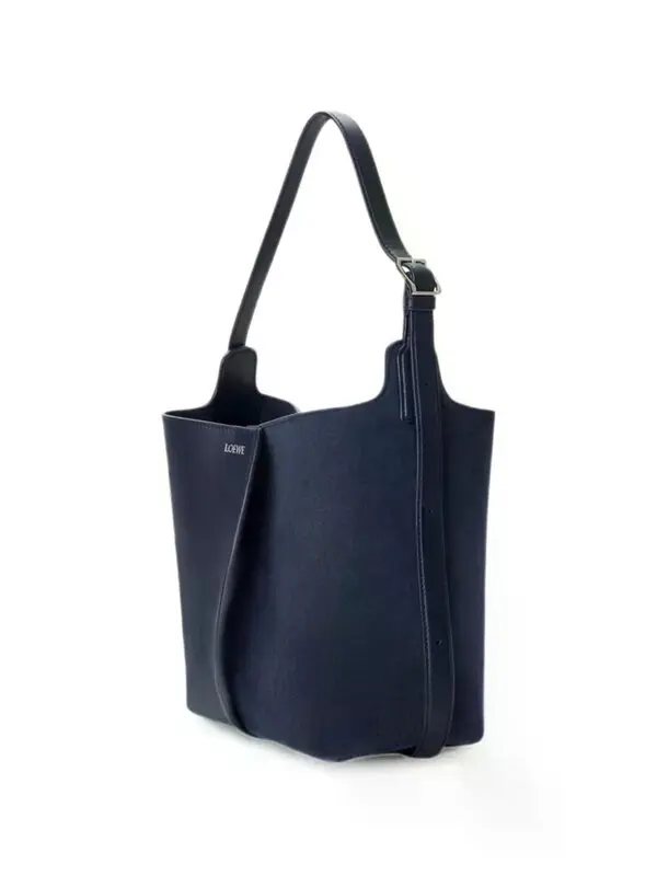 Loewe Medium Bilbao Bucket In Soft Calfskin And Suede