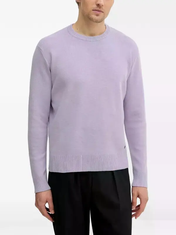 Sisley Ribbed Round Neck Sweater