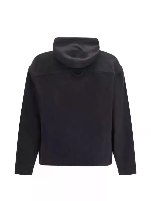 RIER Fleece-texture Pouch-pocket Hoodie