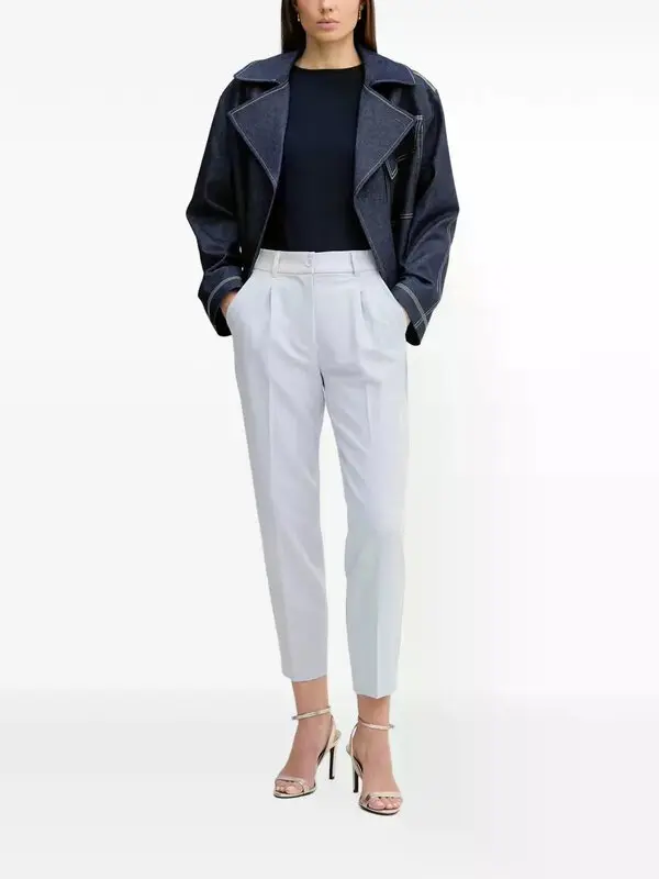 Sisley Pleated Button-fastening Trousers