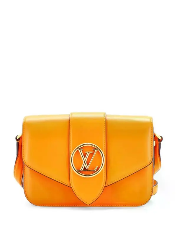LOUIS VUITTON Pont 9 Leather Crossbody Bag