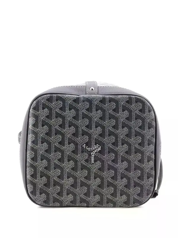 Goyard Petit Flot Coated Canvas Bucket Bag - Grey