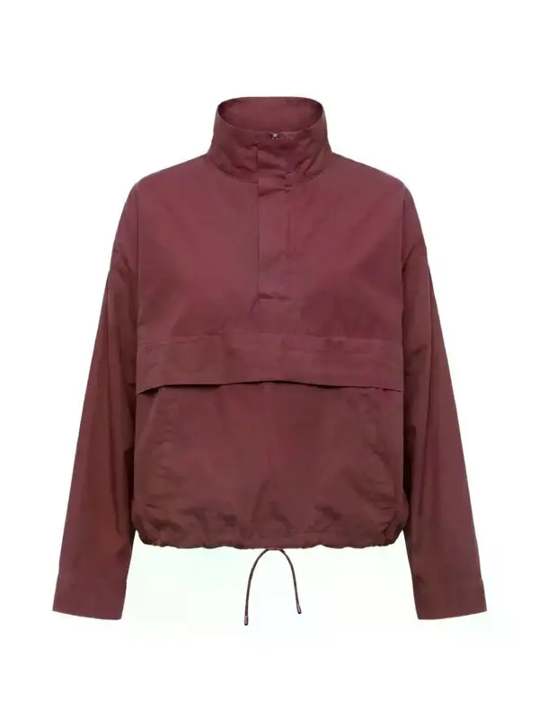 LESET Kyoto High-neck Drawstring Jacket - Red