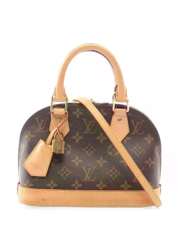 LOUIS VUITTON Bb Alma Monogram Canvas Tote Bag