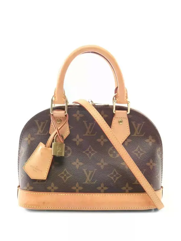 LOUIS VUITTON Bb Alma Monogram Canvas Tote Bag