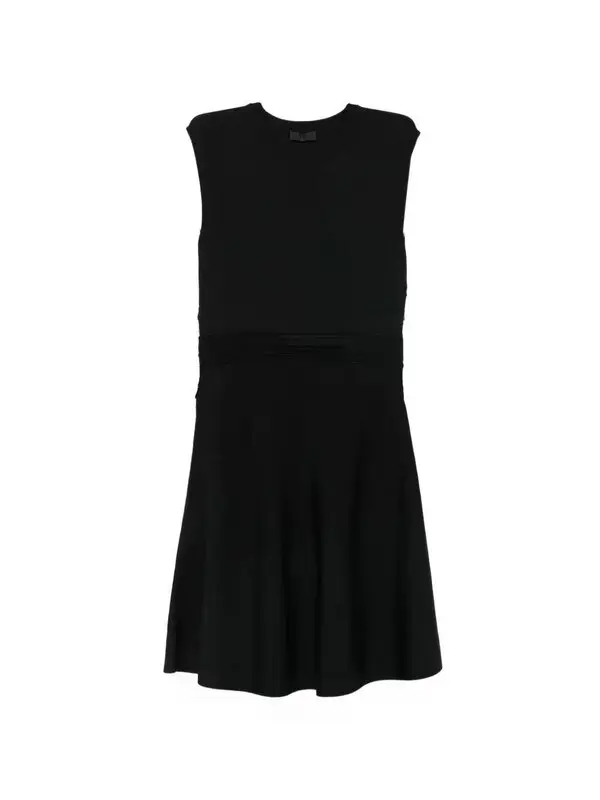 Liu Jo Lace-insert Sleeveless Mini Dress - Black