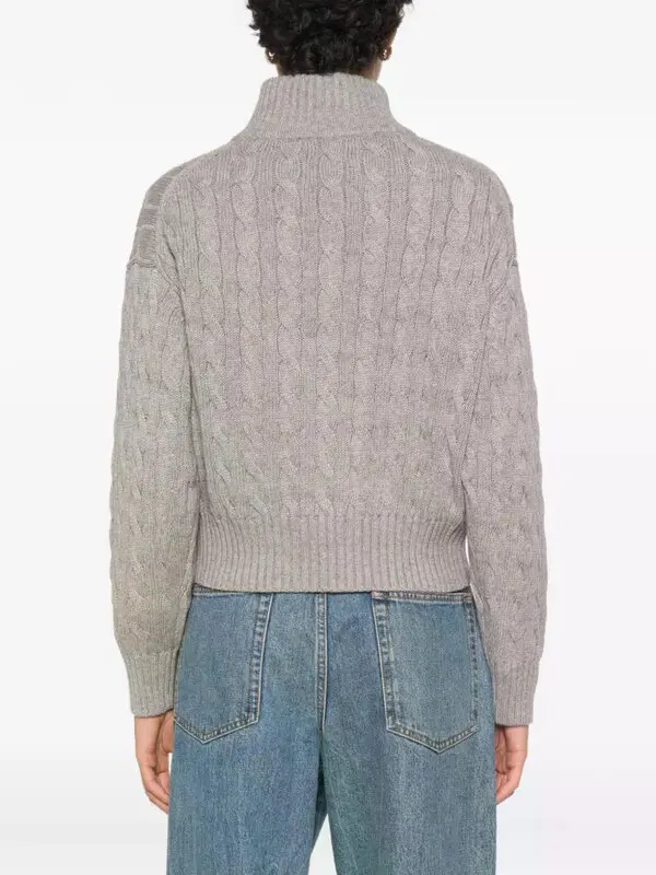 Polo Ralph Lauren Cable-knit Quarter-zip Sweater
