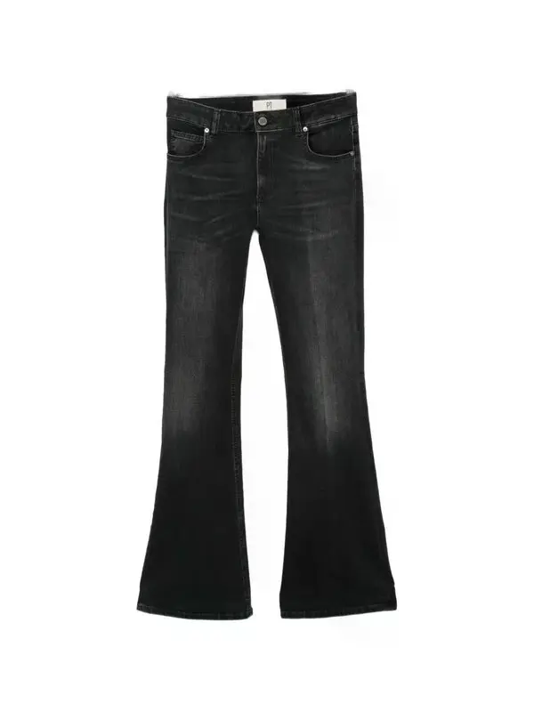 PT TORINO Faded-effect Flared Jeans