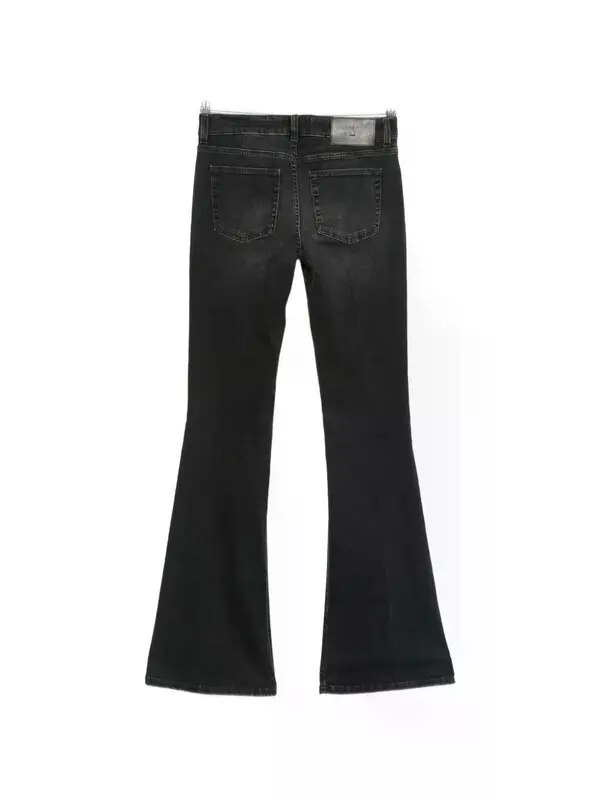 PT TORINO Faded-effect Flared Jeans