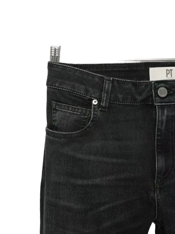 PT TORINO Faded-effect Flared Jeans