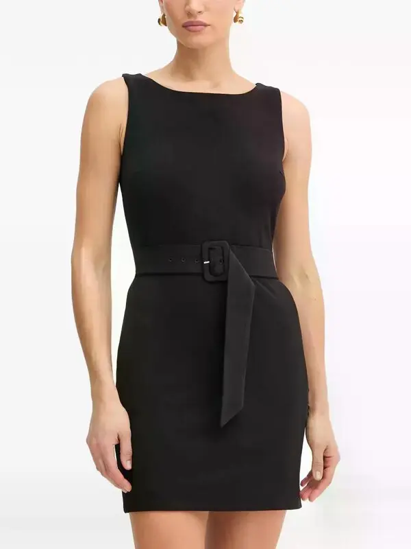 SILVIAN HEACH Belted Sleeveless Dress