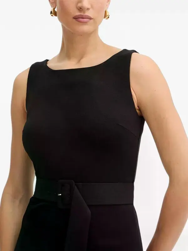 SILVIAN HEACH Belted Sleeveless Dress