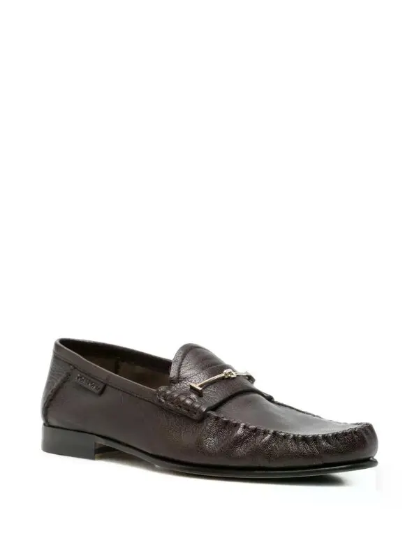 TOM FORD Polished Leather Loafers