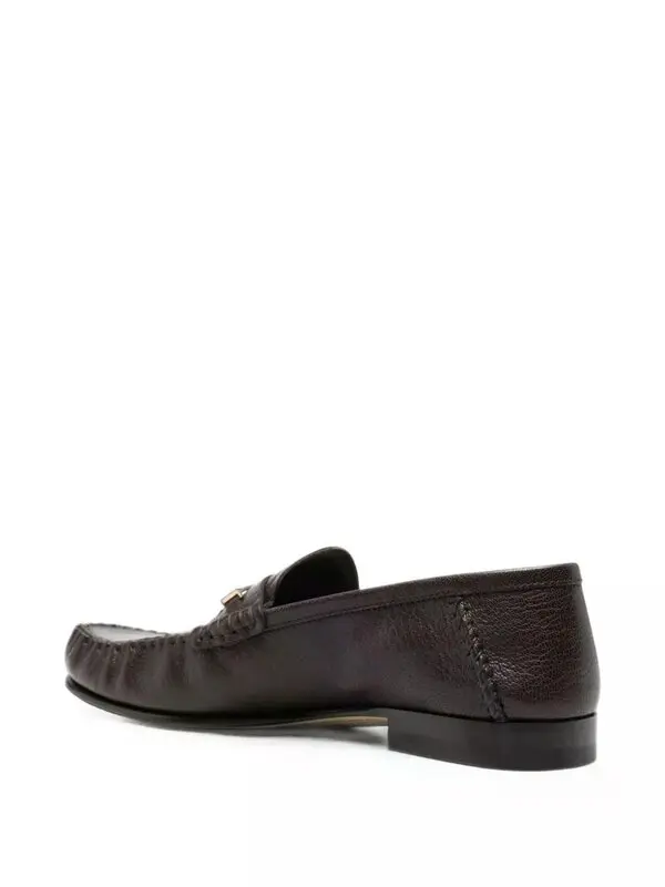 TOM FORD Polished Leather Loafers