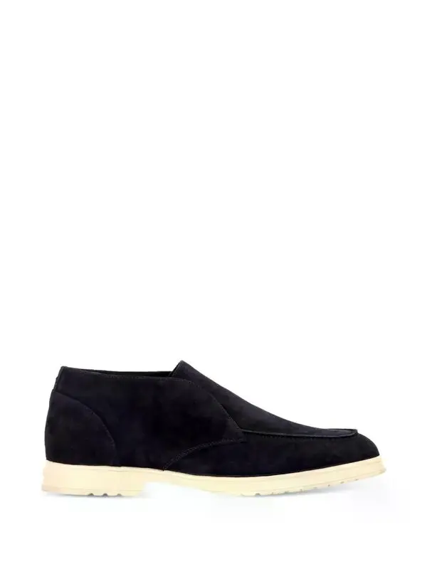 DOUCAL'S Suede Slip-on Desert Boots - Blue