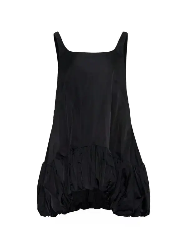 ENFOLD Drop-hem Bubble Mini Dress